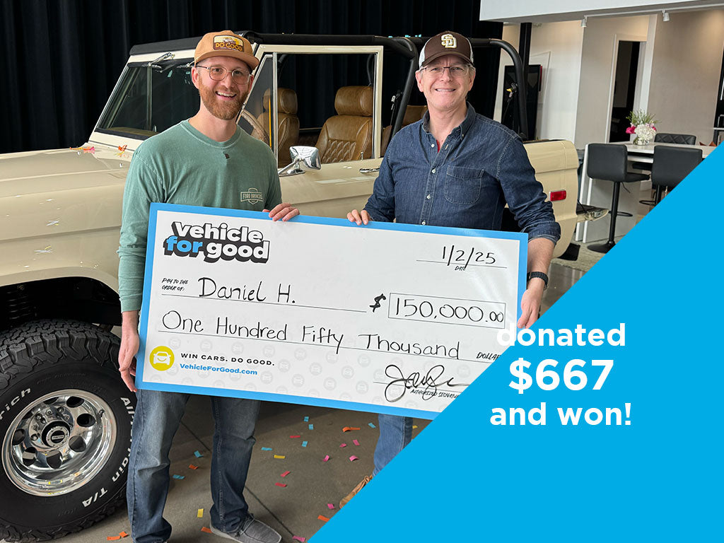 Vehicle for Good | Win Cars. Do Good.