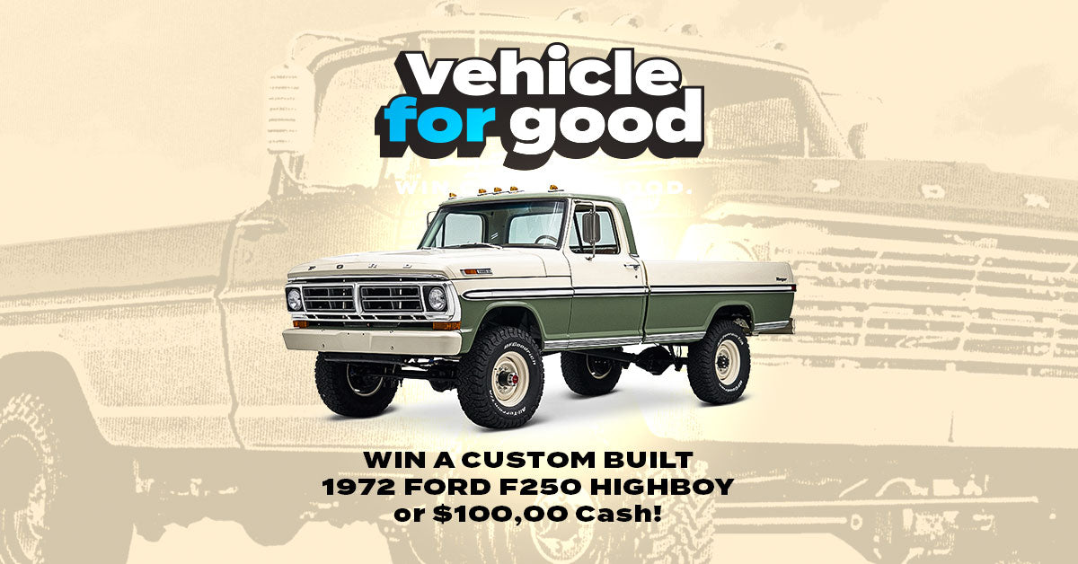 Vehicle for Good | Win Cars. Do Good.