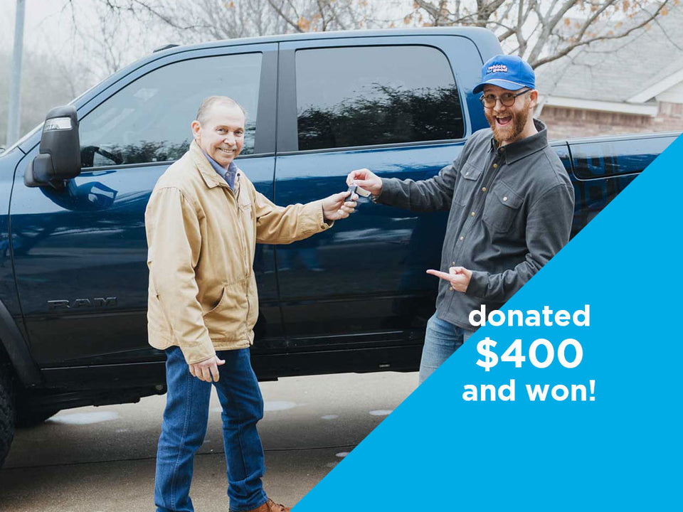 Vehicle for Good | Win Cars. Do Good.